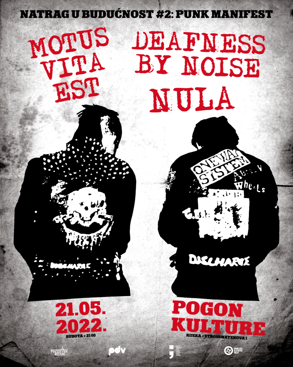 Motus, Deafness By Noise i Nula u Rijeci na Punk manifestu | Pozitivan ...